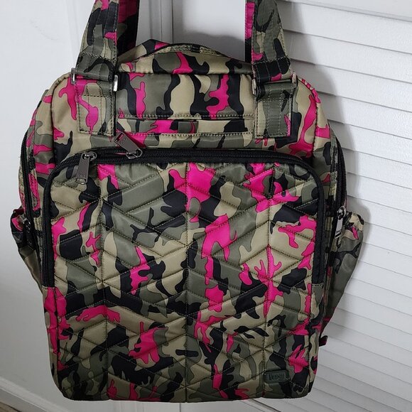 lug | Bags | Lug Ranger Xl Overnight Tote Bag Camo Orchid | Poshmark